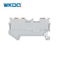 China Feed Through Wire Electrical Terminal Block 1.5mm 1 Input 2 Output Push In Terminals for sale