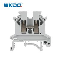 China Nylon PA66 2.5mm Screw Din Rail Terminal Block 800V 32A for sale