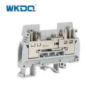 China JERTK/S Din Rail Screw Terminal Block 6mm2 Test Disconnect Terminal Block for sale