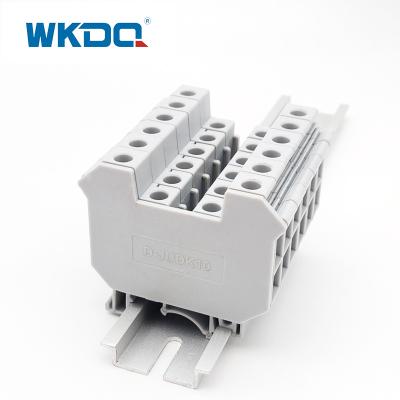 China D-JUDK 10 End Cover/End Plate Grey Nylon For Screw Terminal Block For Electrical Machine Control for sale