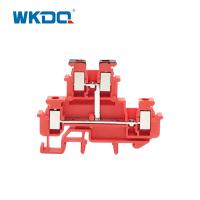 China 35mm Screw Type Din Rail 2 Level Terminal Block With Equipotential Bonder for sale