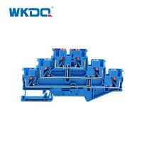China DIN Rail NS 35 Push In Connection Terminal Blocks Interconnection Type for sale