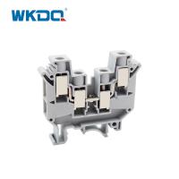 China JUDK 10 2 Level Screw Terminal Block Flameproofing PA66 Nylon Terminal Block for sale