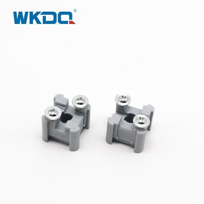 China AB SS 2 Nylon 66 Terminal Busbar Holder Grey Flame Resistant for sale