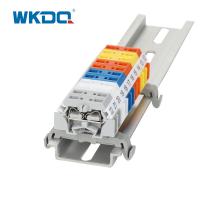 China 261-301 Electrical Universal Spring Terminal Block Connectors Vertical Phosphor Bronze Vibration Proof for sale