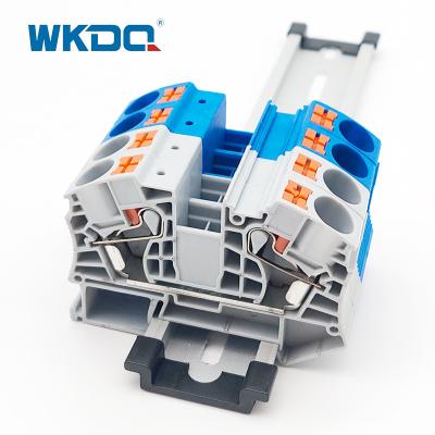 China JPT 16 Din Rail Push In Terminal Block Connector 16mm2 for sale