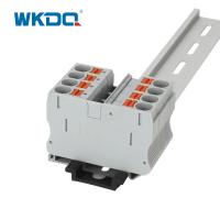 China D-JPT 16 Terminal Block End Cover Plate Cap PA66 Anti Flamming for sale