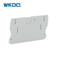 China D-JPT 16 Terminal Block End Cover Plate Cap PA66 Anti Flamming for sale