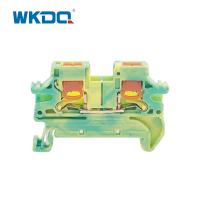 China Anti Flamming  Push In Ground Terminal Block  Side Entry Wiring 2.5 Mm2 for sale