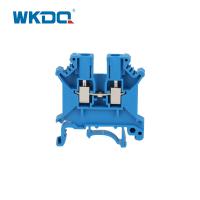 China Din Rail JUK 3N Screw Electrical Terminal Block 10AWG Vibration Resistant for sale