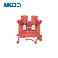 China Din Rail JUK 3N Screw Electrical Terminal Block 10AWG Vibration Resistant for sale