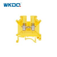 China Din Rail JUK 3N Screw Electrical Terminal Block 10AWG Vibration Resistant for sale