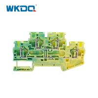 China STTB 4 - PE Spring Terminal Block Clamp Ground 4mm2 Multi Level for sale