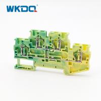 China STTB 4 - PE Spring Terminal Block Clamp Ground 4mm2 Multi Level for sale