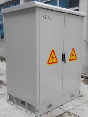 China IP55 Telecom Tower Shelter, Outdoor Telecom Cabinet, With Fans, Monitoring System, PDU for sale