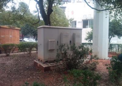 China Outdoor Telecom Cabinet, With One TEC Air Conditioner and Two DC48V Air Conditioner for sale