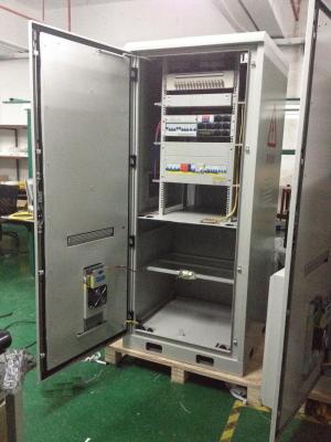 China IP55 Outdoor Telecom Cabinet, with Separated Equipment Compartment and Battery Compartment for sale