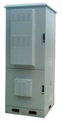 China IP55 Outdoor Telecom Enclosure, Power Supply Cabinet, with Battery Compartment for sale