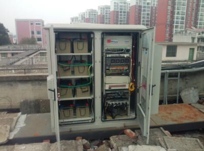 China Two Bay Outdoor Telecom Cabinet, with Air Conditioner, Environment Monitoring, Sensor for sale