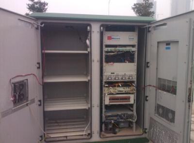 China DDTE023,IP55 Thermostatic Outdoor Telecom Shelter With Equipment Part And Battery Part for sale