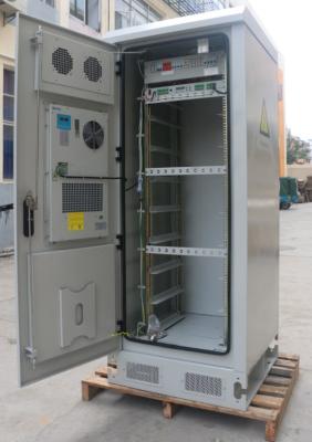 China quakeproof Outdoor telecom cabinet with air conditioner and single layer for sale
