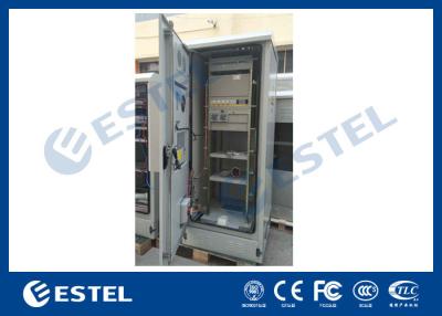 China 19inch Rack Outdoor Telecom Cabinet Weatherproof Enclosure With Cooling System for sale