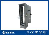 China Customized 19inch 42U IP55 Outdoor Telecom Cabinet With Quater Fans and Dual doors for sale