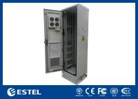 China Customized 19inch 42U IP55 Outdoor Telecom Cabinet With Quater Fans and Dual doors for sale