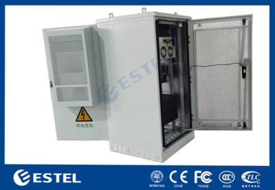 China 28U Intergrated Outdoor Power Cabinet With Rectifier System UPS Battery Energy Storage Enclosure for sale