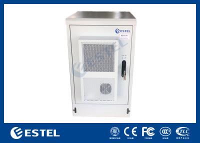 China IP55 16U Outdoor Server Rack Cabinet Galvanized Steel Single Wall With Air Conditioner for sale