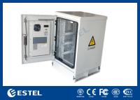 China IP55 16U Outdoor Server Rack Cabinet Galvanized Steel Single Wall With Air Conditioner for sale