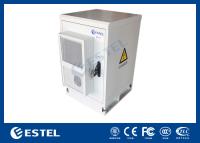 China IP55 16U Outdoor Server Rack Cabinet Galvanized Steel Single Wall With Air Conditioner for sale