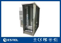 China Outdoor Telecom Cabinet Three Compartments And 1500W Air Conditioner with IP55 protection for sale