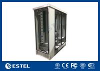 China Outdoor Telecom Cabinet Three Compartments And 1500W Air Conditioner with IP55 protection for sale