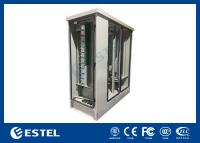 China Outdoor Telecom Cabinet Three Compartments And 1500W Air Conditioner with IP55 protection for sale