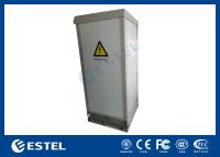 China 19 inch 35u Intergrated Outdoor Telecom Cabinets With Air Conditioner And Fan for sale