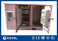 China ET25080240C-240 Outdoor Telecom Floor Mounted Cabinet With 3 Compartments Enclosure for sale