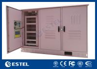 China ET25080240C-240 Outdoor Telecom Floor Mounted Cabinet With 3 Compartments Enclosure for sale