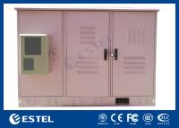 China ET25080240C-240 Outdoor Telecom Floor Mounted Cabinet With 3 Compartments Enclosure for sale