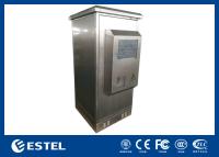 China 304 Stainless Steel Outdoor Telecom Cabinet ET7585180A-33U With Dual Doors for sale