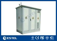 China ET200100200C-200 Base Station Outdoor Cabinet Three Compartments With 3 Front Doors for sale
