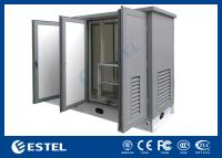 China ET200100200C-200 Base Station Outdoor Cabinet Three Compartments With 3 Front Doors for sale