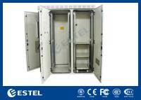 China ET200100200C-200 Base Station Outdoor Cabinet Three Compartments With 3 Front Doors for sale
