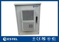 China Dual Door 19 Inch Waterproof Outdoor Cabinet IP56 with pDU Floor Mounted enclosure for sale
