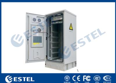 China IP55 32U Outdoor Telecom Cabinet Double Wall With Heat Insulation 19 Inch Equipment Cabinet for sale