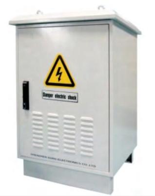 China HUAWEI  Single Wall High Reliablity Outdoor Power Cabinet / IP55 UPS Battery Enclsosure / Outdoor Telecom Cabinet for sale