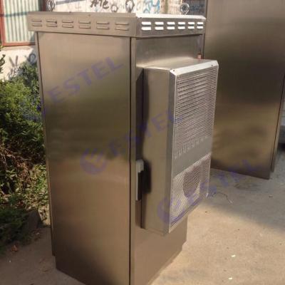 China 28U High Anti-corrosive  Stainless Steel IP65 Outdoor Telecom Cabinet Suitable For Seaside for sale