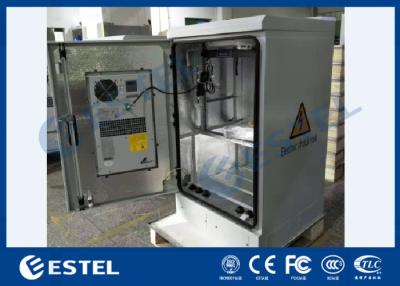 China Galvanized Steel Integrated Outdoor Power Cabinet 500W Cooling System With Front Door for sale