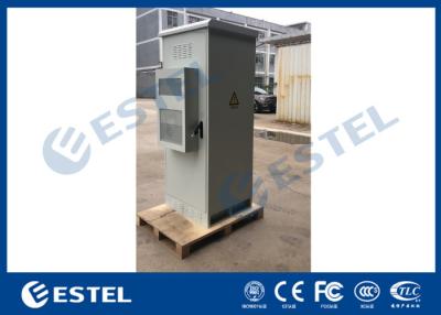 China 304 Stainless Steel Outdoor Telecom Cabinet Single Wall With Heat Insulation One Front Door for sale
