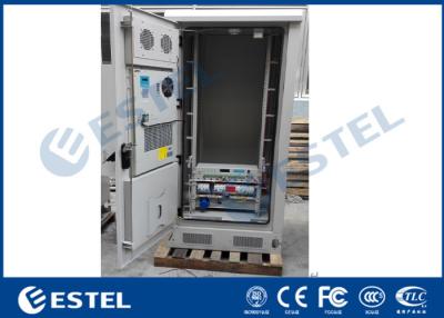 China Galvanized Steel Air Conditioner Cooling Outdoor Telecom Equipment Cabinet With Rectifier System,Oil Socket for sale